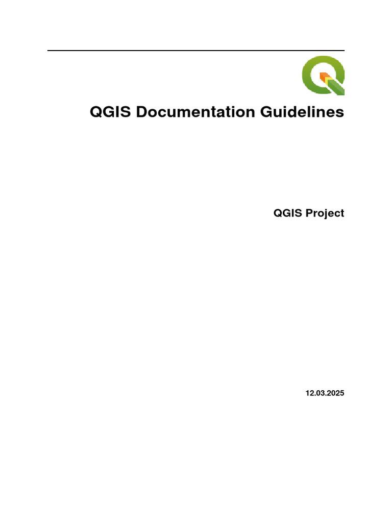 QGIS 3.40 Documentation Guidelines | PDF | Version Control | System ...