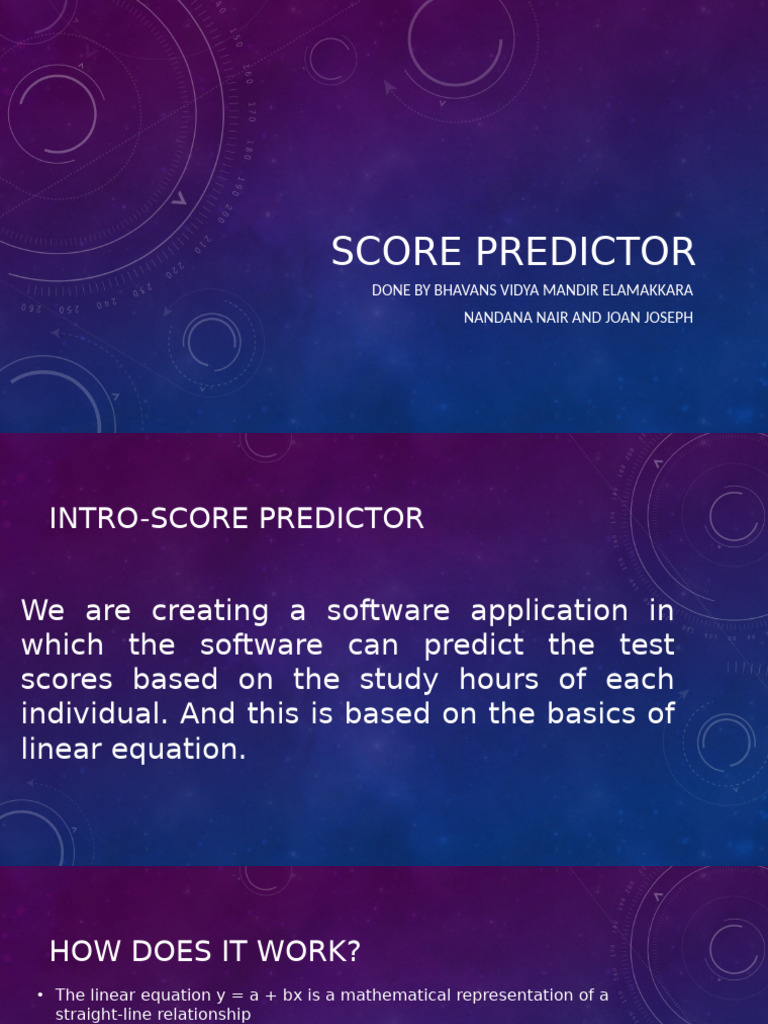 Score Predictor | PDF