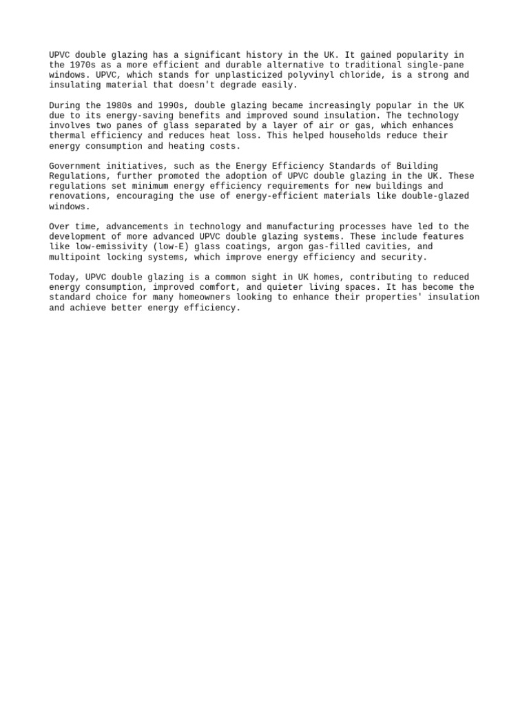 UPVC History | PDF