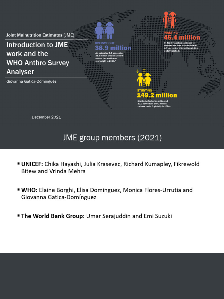 JME and WHO Anthro Survey Analyser | PDF | Information Management ...