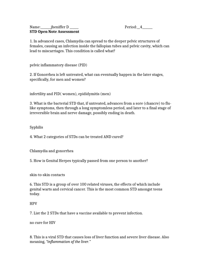 STD Review | PDF