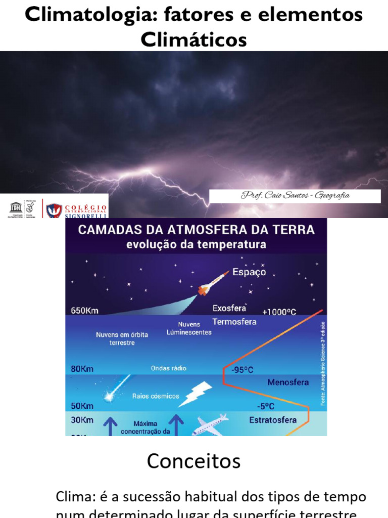 Climatologia - Fatores e Elementos Climáticos e Clima Mundial 30012025.Pptx - 20250615 - 155610 ...