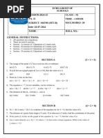 Case Study Based Questions Class 9 | PDF | Area | Length