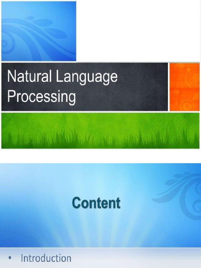 Intro to NLP | PDF