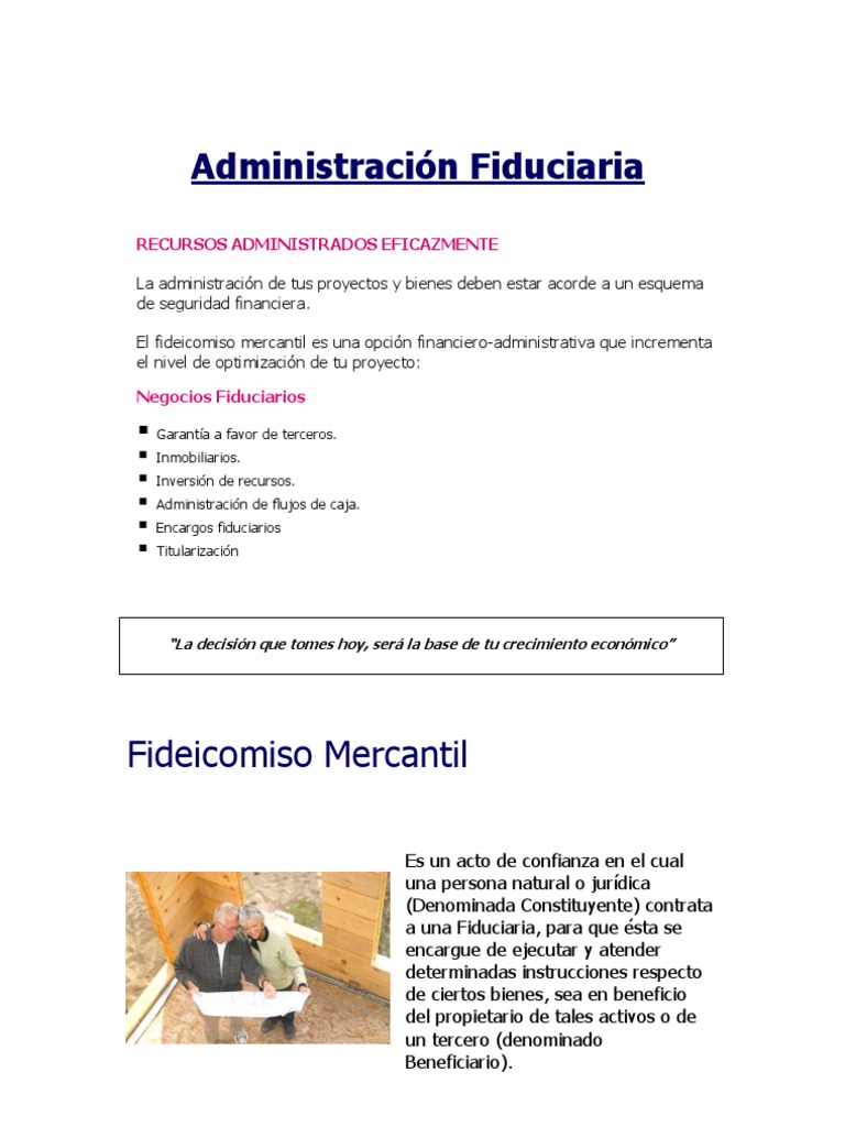 Fide I Comiso | PDF | Ley de fideicomiso | Bienes (Ley)