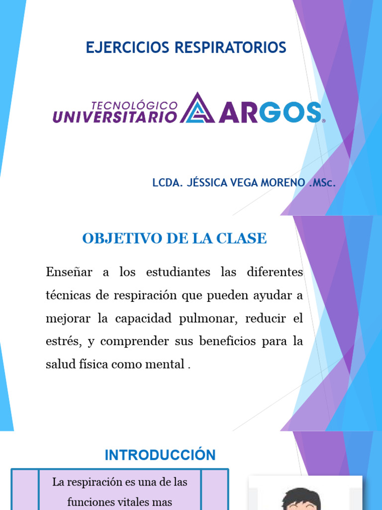Clase 12 Ejercicios Respiratorios | PDF | Sistema respiratorio ...