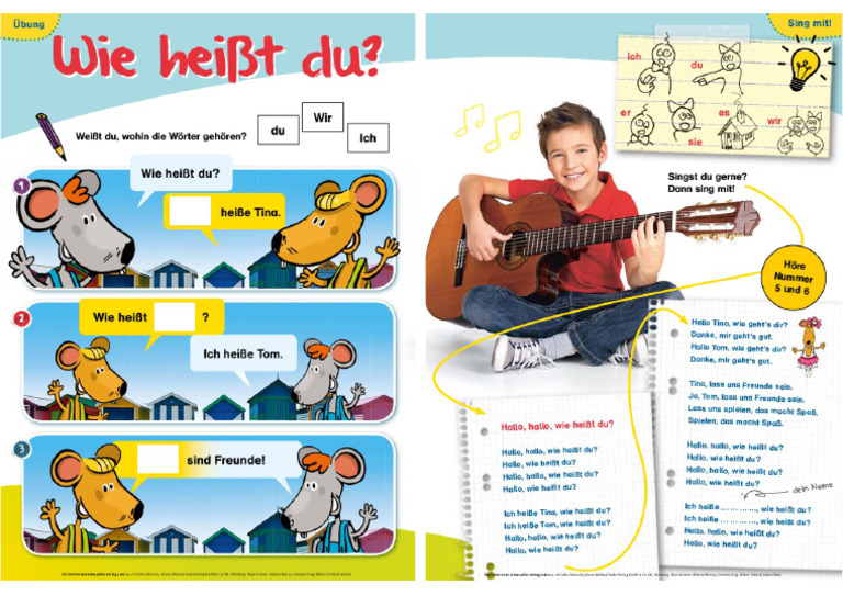 Wie Heisst Du Lied Übung | PDF