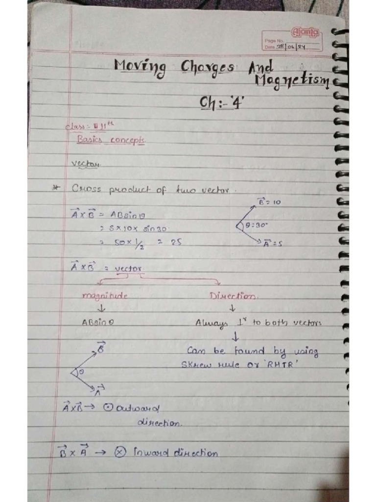 Chapter 4 Physics 12th | PDF
