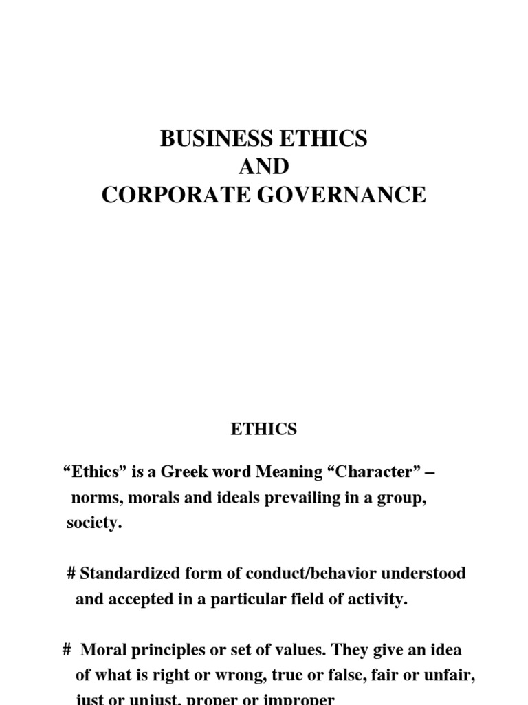BECG Unit 1 | PDF | Business Ethics | Utilitarianism