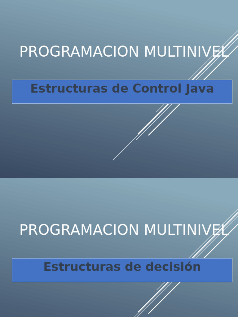 3.estructuras de Control IA | PDF | Java (lenguaje de programación) | Flujo de control