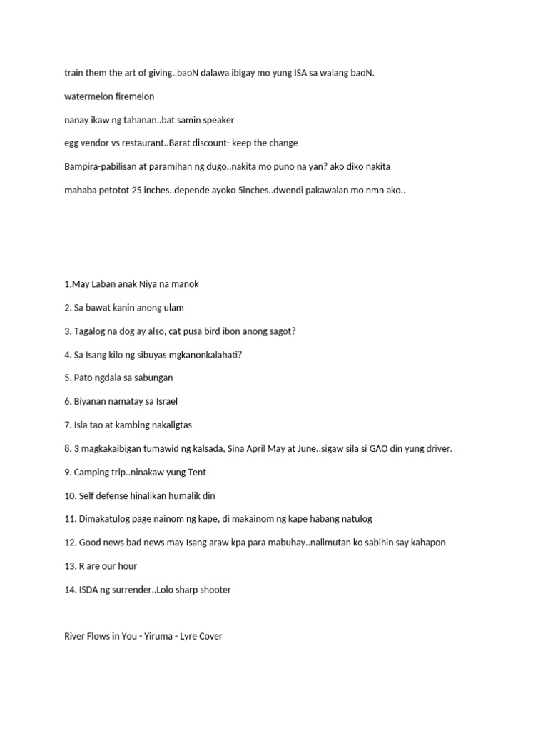 May Laban Ako: Lyrics and Chords | PDF