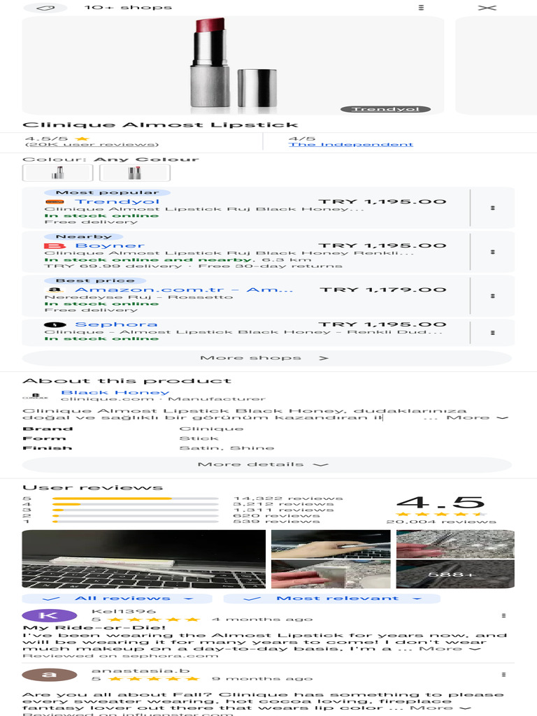 Black Honey - Google Shopping | PDF