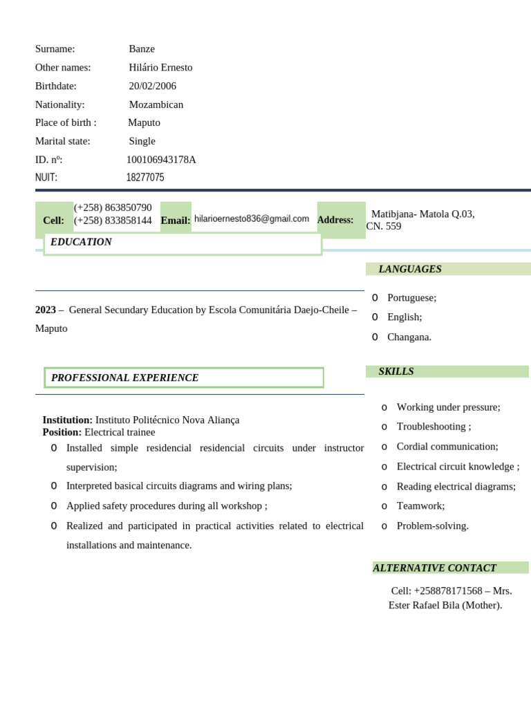 BANZE English | PDF