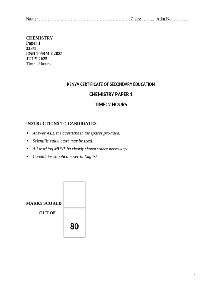 f4 Chemistry p1 Qs End t2 Teacher Co Ke | PDF | Magnesium | Acid