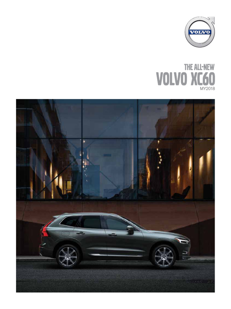 Volvo 2018 Xc60 Brochure v1 | PDF | Transportation Engineering | Transport