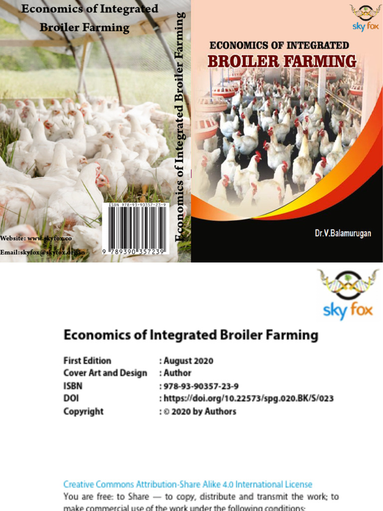 Integrated Broiler Farming Economics | PDF | Agriculture | Meat