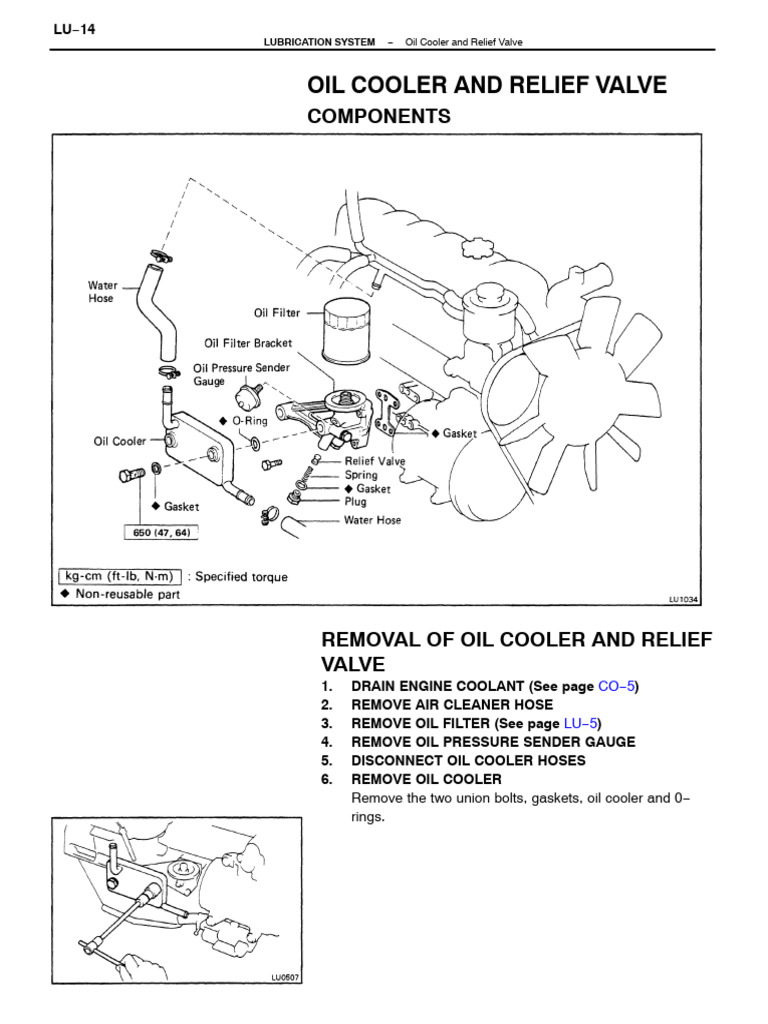 Oil Cooler and Valve Installation Guide | PDF | Valve | Mechanical ...
