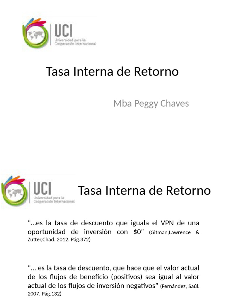 3-C Presentación TIR | PDF