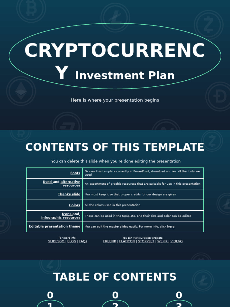 Cryptocurrency Investment Plan by Slidesgo | PDF | Planets | Planets In ...
