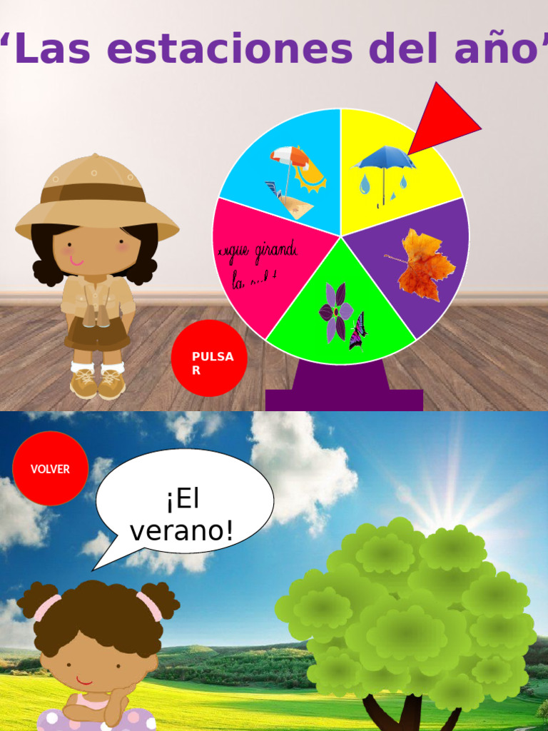 Ruleta Las Estaciones Del Año y Vestimentas | PDF