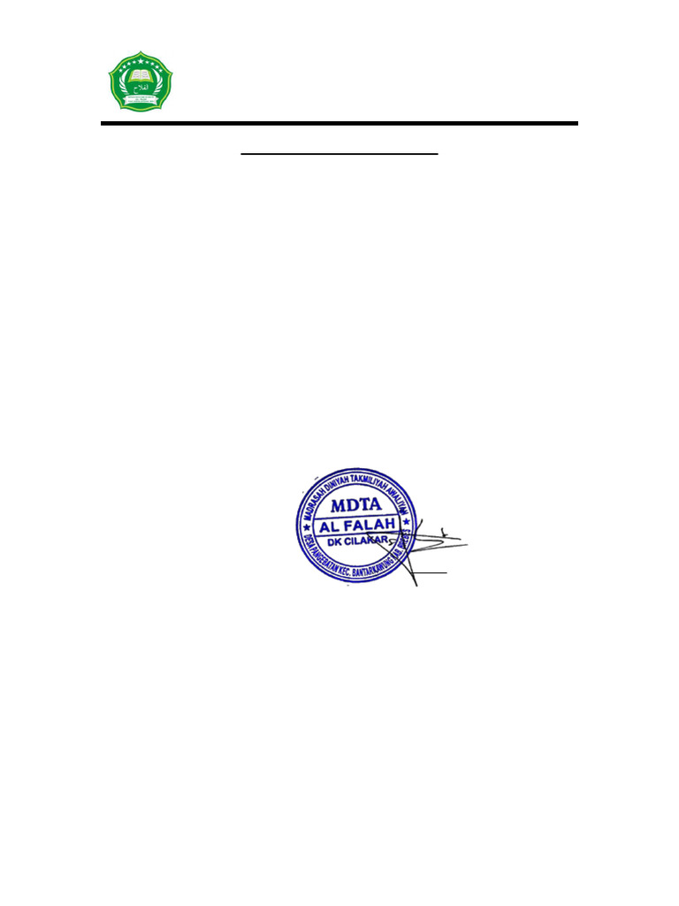 SURAT Mengundurkan Diri - Pensiun Syaefulloh | PDF