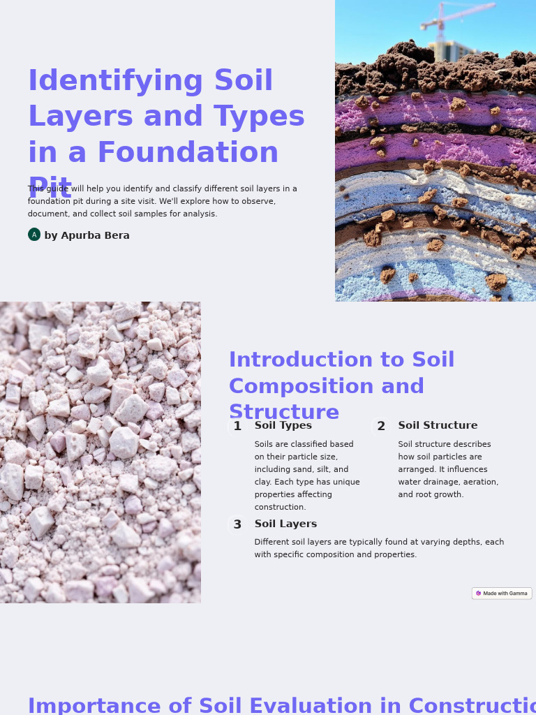 Identifying Soil Types for Foundations | PDF | Soil | Sedimentology