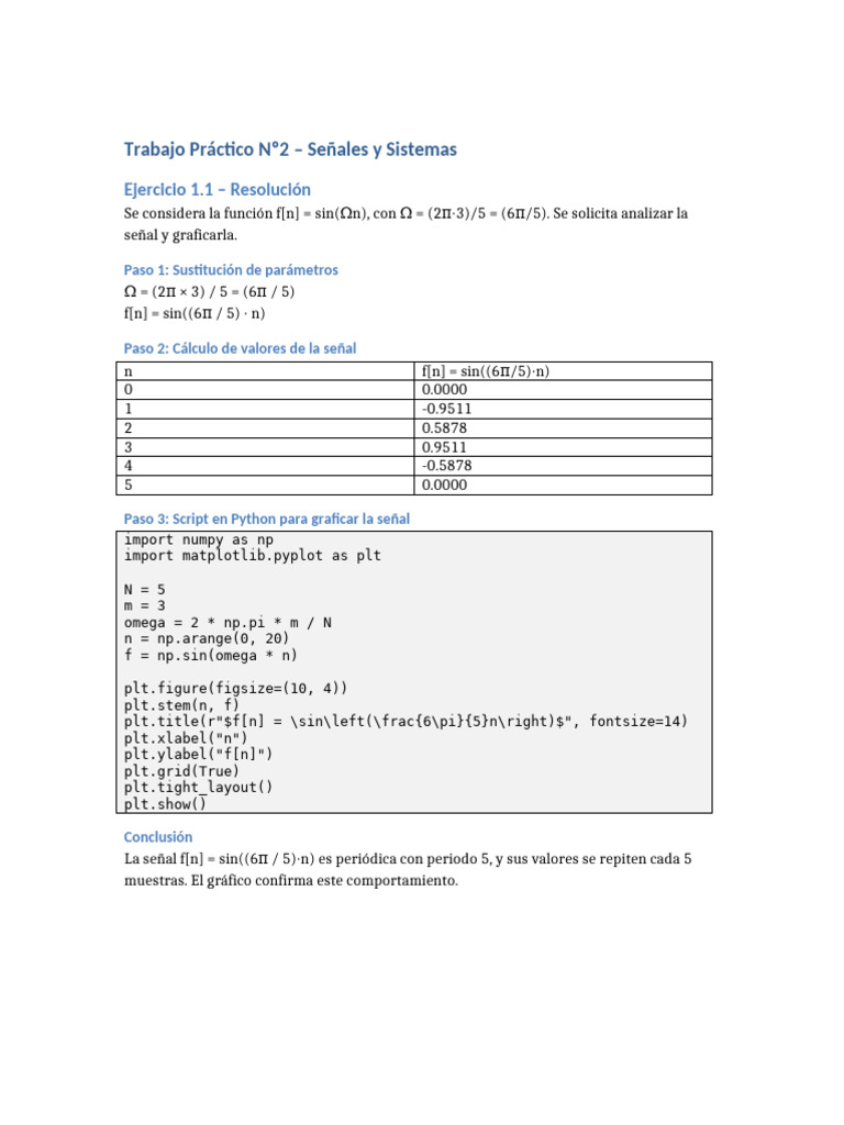 TP2 Ejercicio1.1 Solucion | PDF