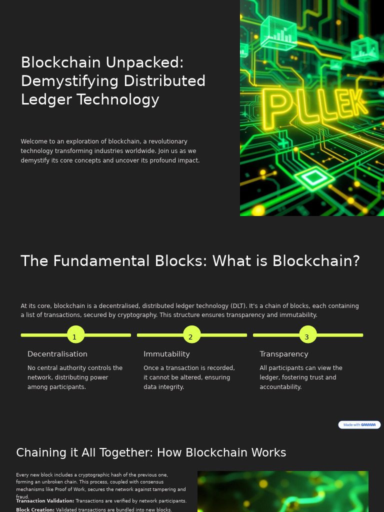Blockchain Unpacked Demystifying Distributed Ledger Technology | PDF | Computing