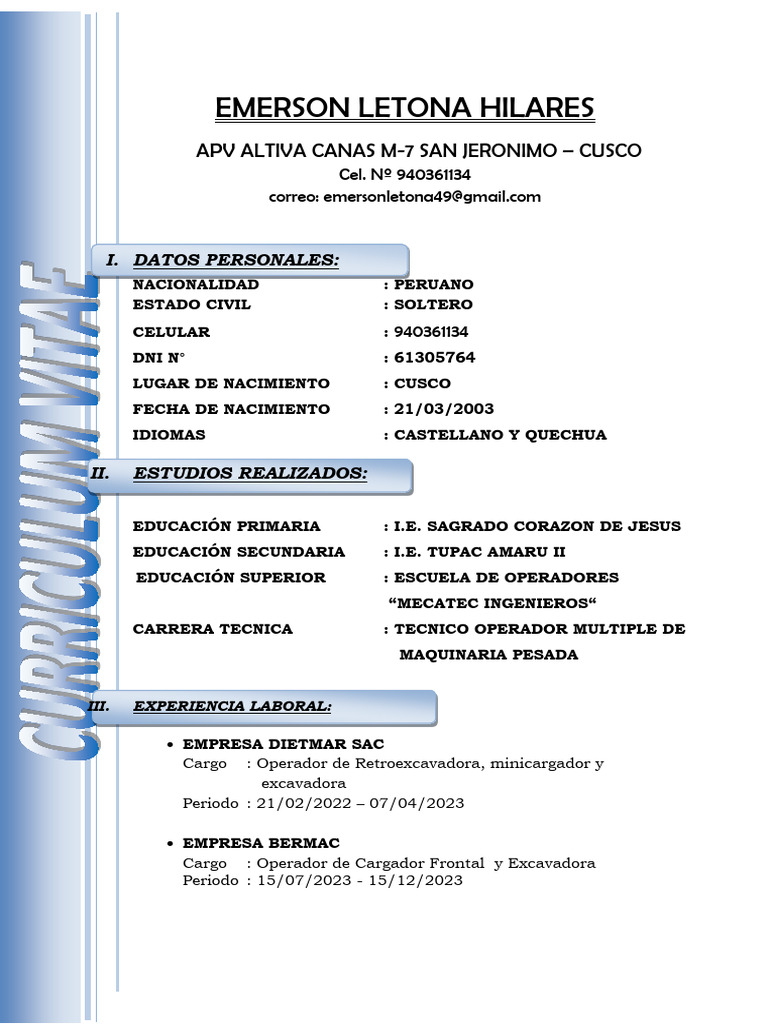 CV 2024 | PDF