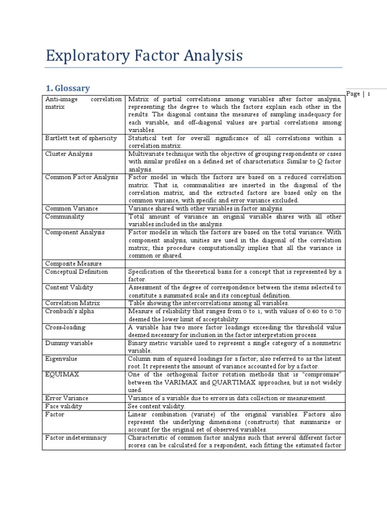 Chapter 3 Factor Analysis New | PDF | Factor Analysis | Variance