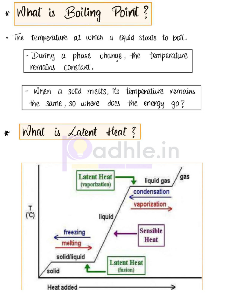 Matter in Our Surrounding - Class 9 Notes Padhle-12 | PDF