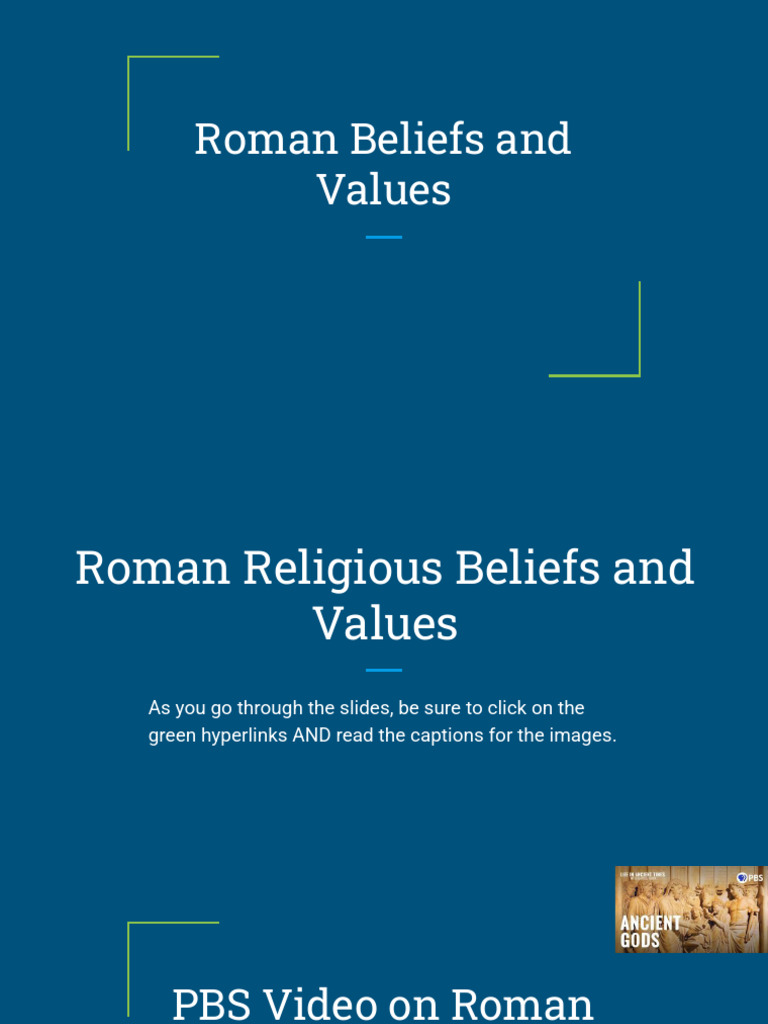 Roman Polytheism and Religious Practices | PDF | Roman Mythology ...