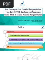 Tata Cara Pendafataran IP CPPOB Melalui E-Sertifikasi Dan Registrasi Produk MD | PDF