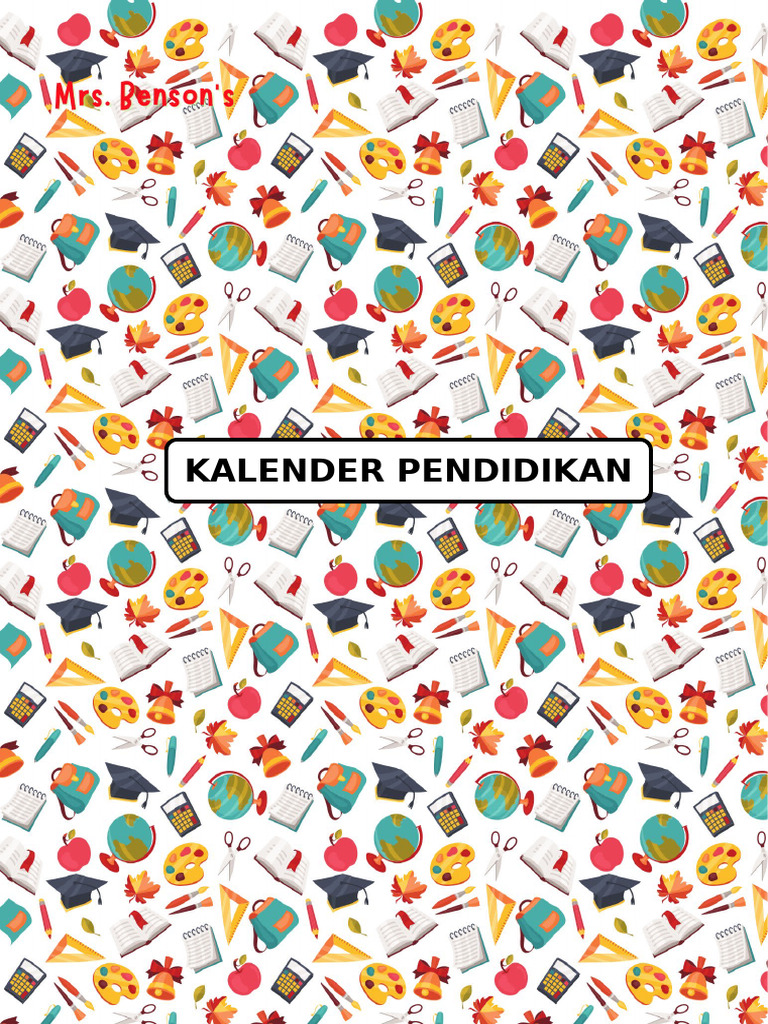 Cover Kalender Pendidikan | PDF