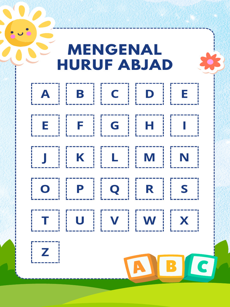 LKPD Huruf Abjad | PDF