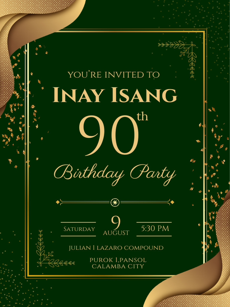 Final Layout Lola Inay Invitation | PDF