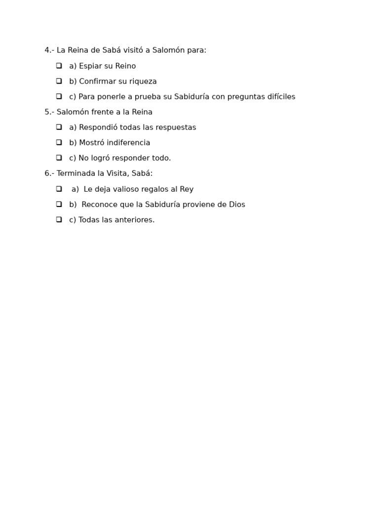 Rey Salomon Reina Saba | PDF