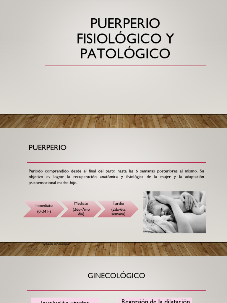 12 Puerperio Fisiologico Y Patolgico Pdf Periodo Posparto Obstetricia