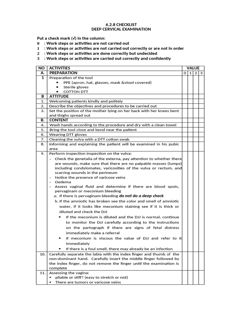 Cervical Examination | PDF | Fetus | Medical Specialties