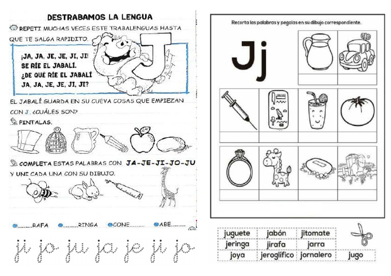 Letra - J | PDF
