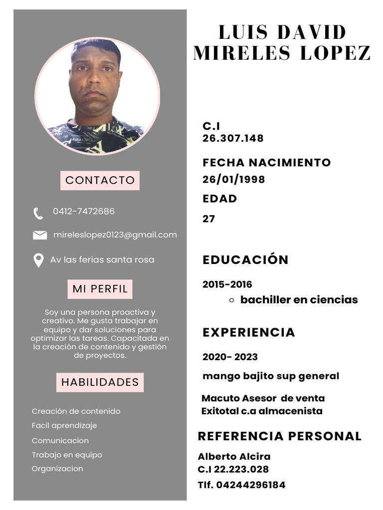 Luis David | PDF
