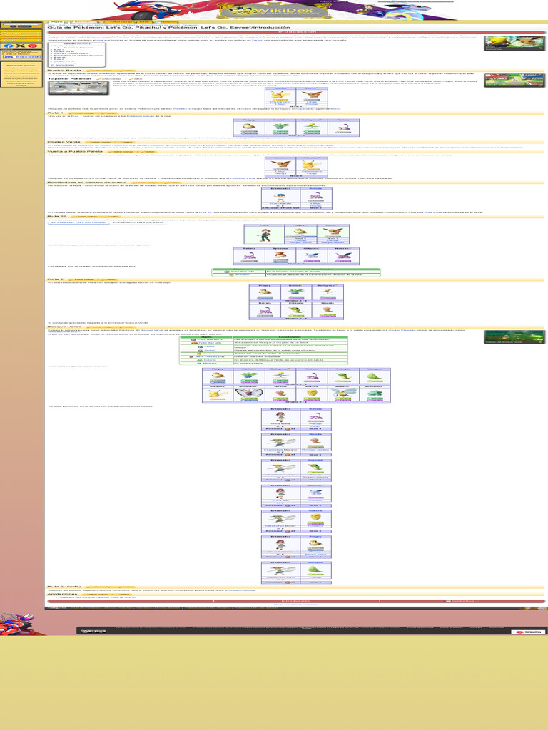 WWW Wikidex Net Wiki Guía de Pokémon Let's Go, Pikachu! y Pokémon Let's ...
