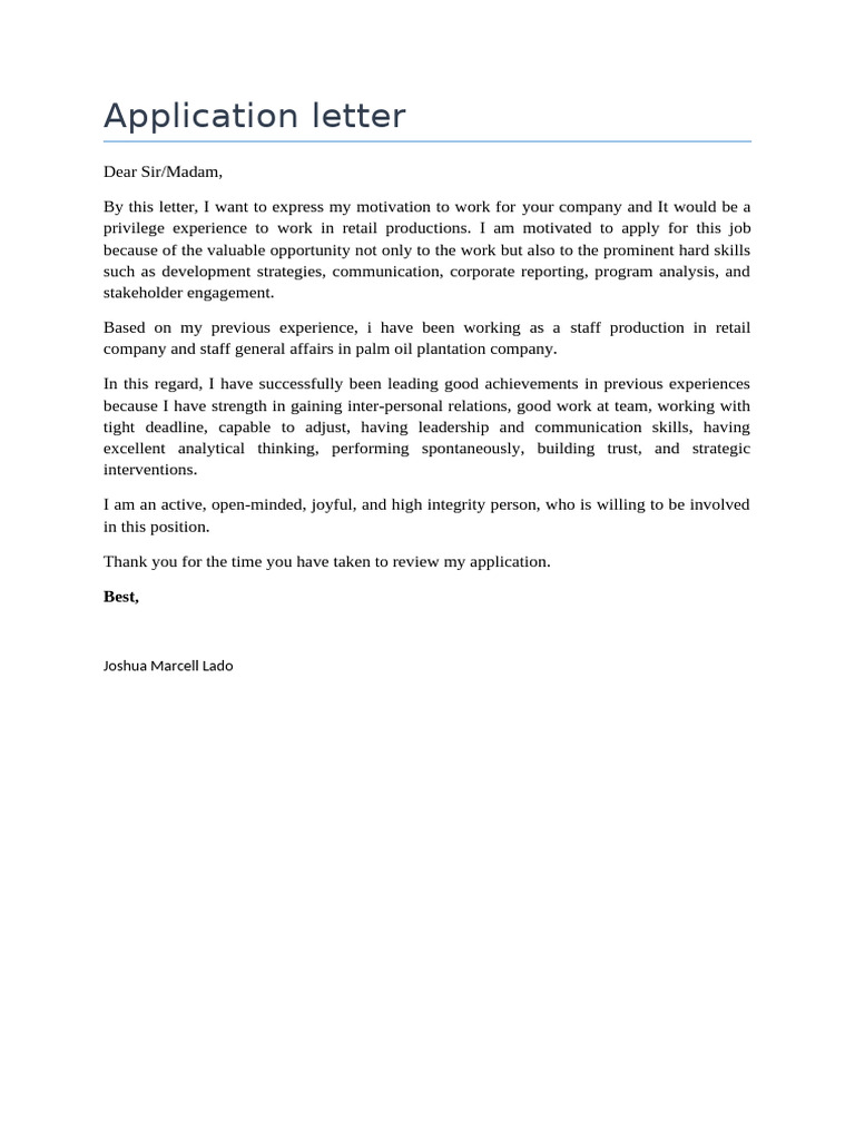 Joshua Letter | PDF