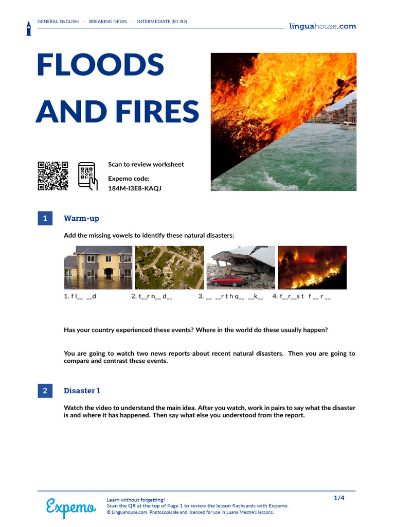 Natural Disasters: Floods and Fires | PDF | Weather Events | Disasters