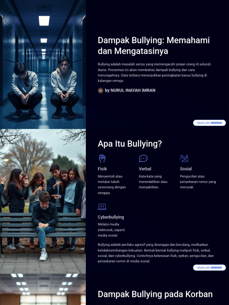 Dampak Bullying Memahami Dan Mengatasinya | PDF