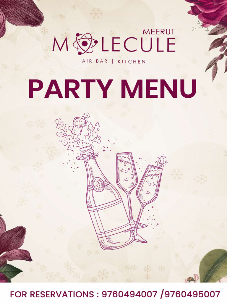 Party Menu Meerut | PDF