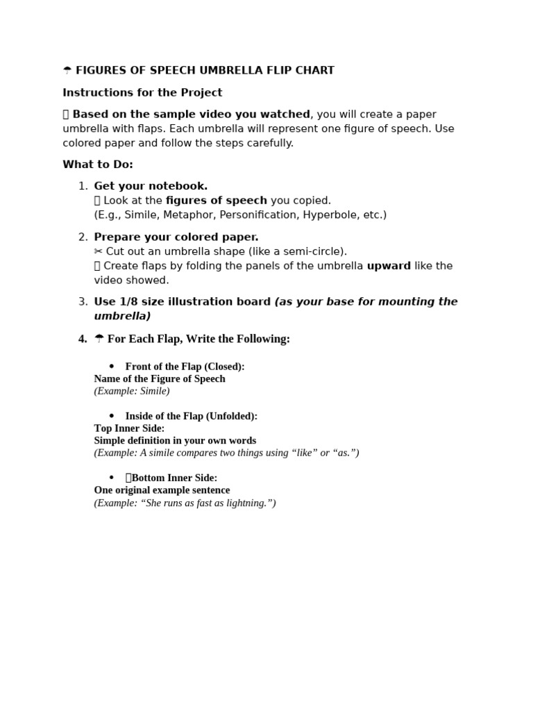 Creating a Paper Umbrella of Speech | PDF
