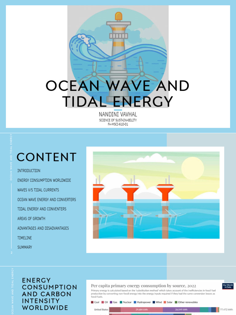 Annotated-Ocean Wave and Tidal Energy-1 | PDF | Oceans | Tide