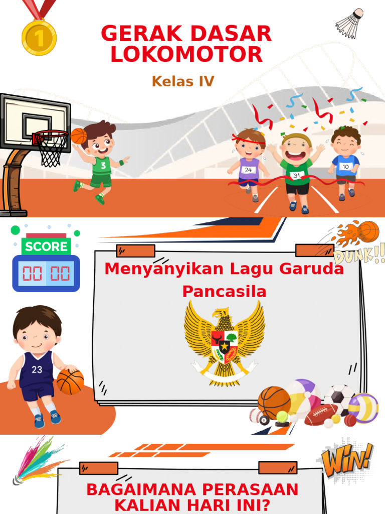Gerak Dasar Lokomotor untuk Kelas IV | PDF