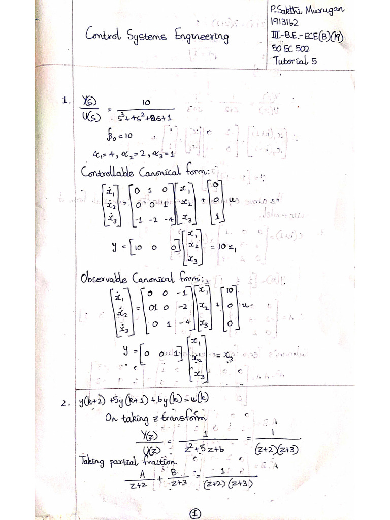 CSE Tutorial 5 | PDF